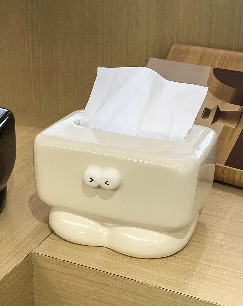 Happy Smile Cartoon Tissue Box-Fun Girls Children's Room Decoration ...