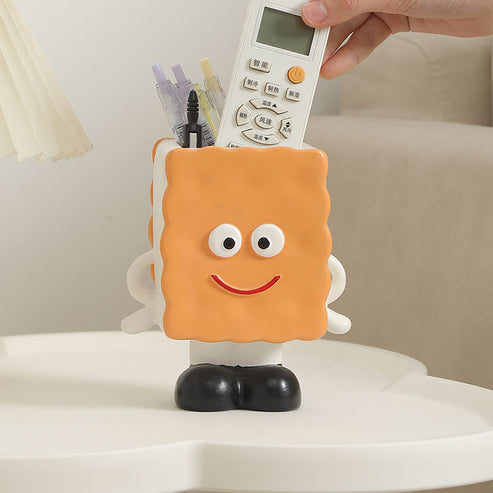 Funny Cartoon Big Eyes Desktop Decoration Storage, Office Pen Holder ...