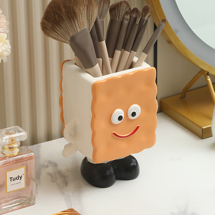 Funny Cartoon Big Eyes Desktop Decoration Storage, Office Pen Holder ...