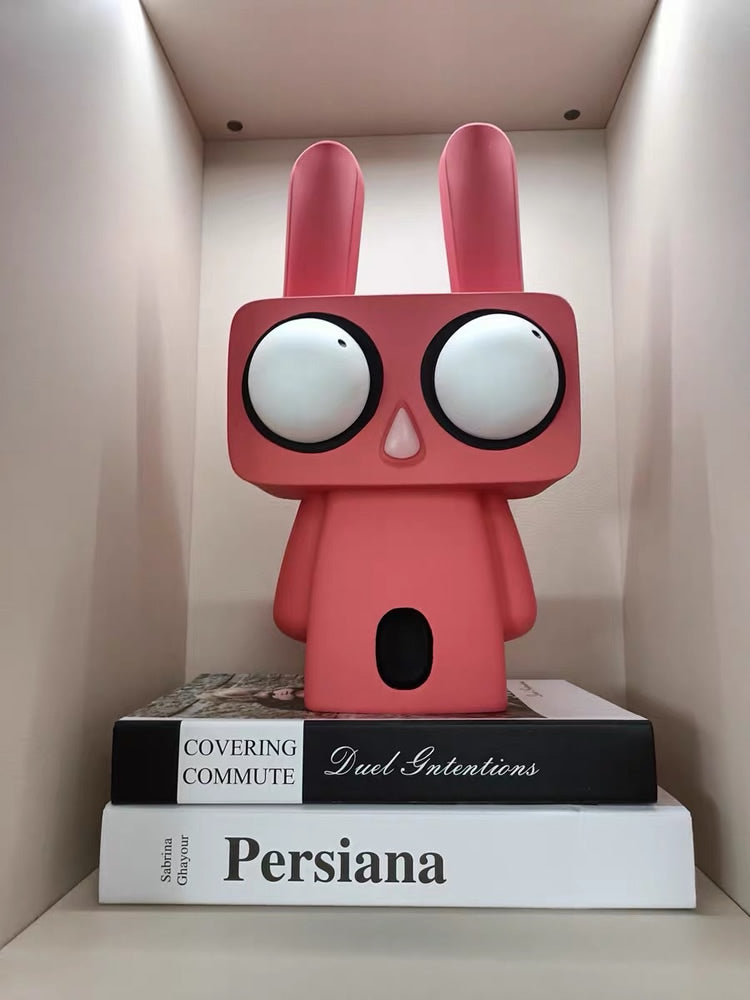 Abstract Art Big Eyes Rabbit Sculpture Ornament, Home Decoration Idea ...