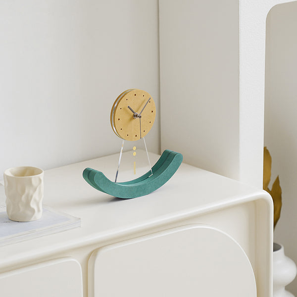 Artistic Swing Table Clock, Suitable For Desktop Decoration, Office De ...