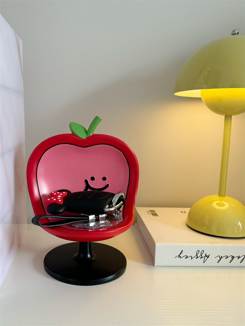 Beautiful Red Big Apple Storage Tray, Jewelry Stand, Desktop Decoratio ...