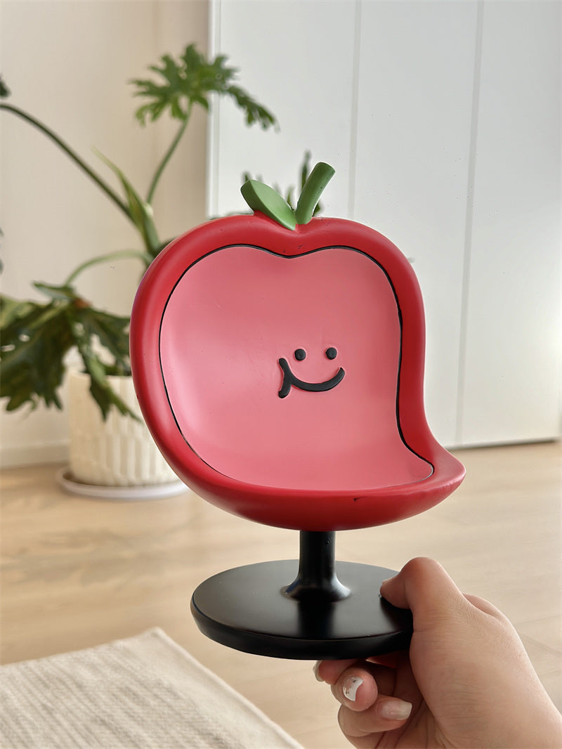 Beautiful Red Big Apple Storage Tray, Jewelry Stand, Desktop Decoratio ...