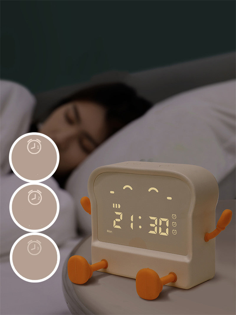 Big Foot Toast Bread Idea Clock with Phone Holder,Creative Gift – More ...