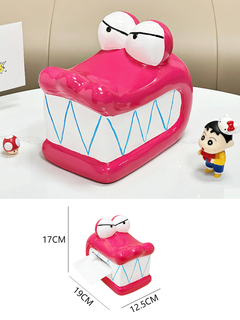 Big Mouth Alligator Ceramic Tissue Box – Fun & Quirky Desk Decor ...