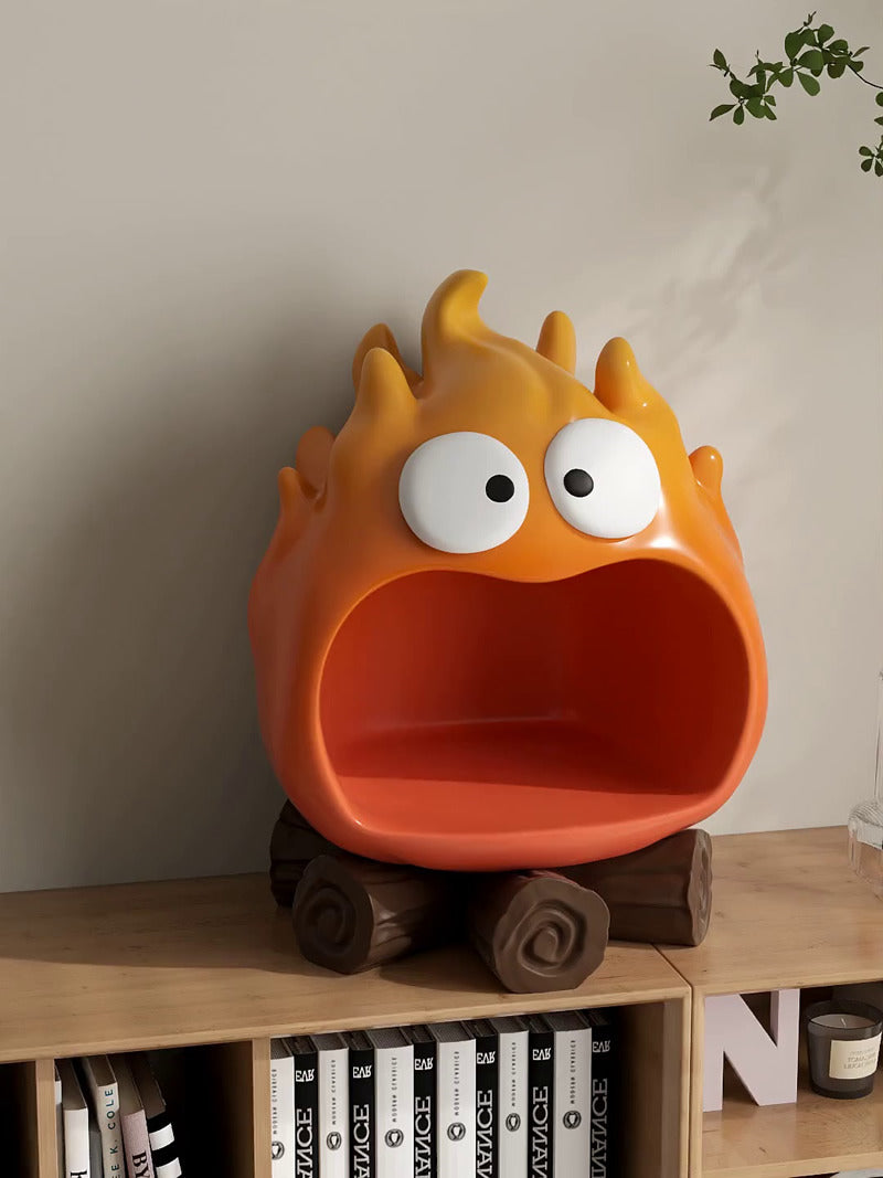 Big Mouth Cartoon Storage Box: Bold and Creative Desk Decor – More Angle