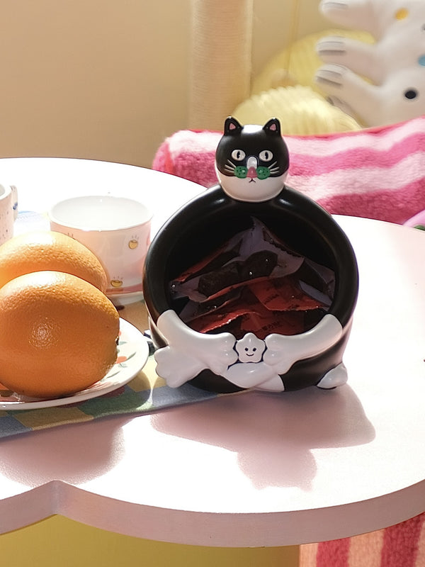 Black Cat Storage Box, Fun Desktop Organization And Decoration Gift ...