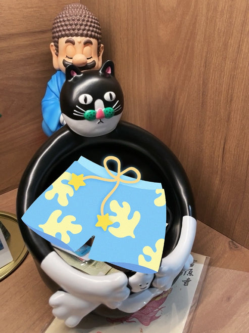 Black Cat Storage Box, Fun Desktop Organization And Decoration Gift ...