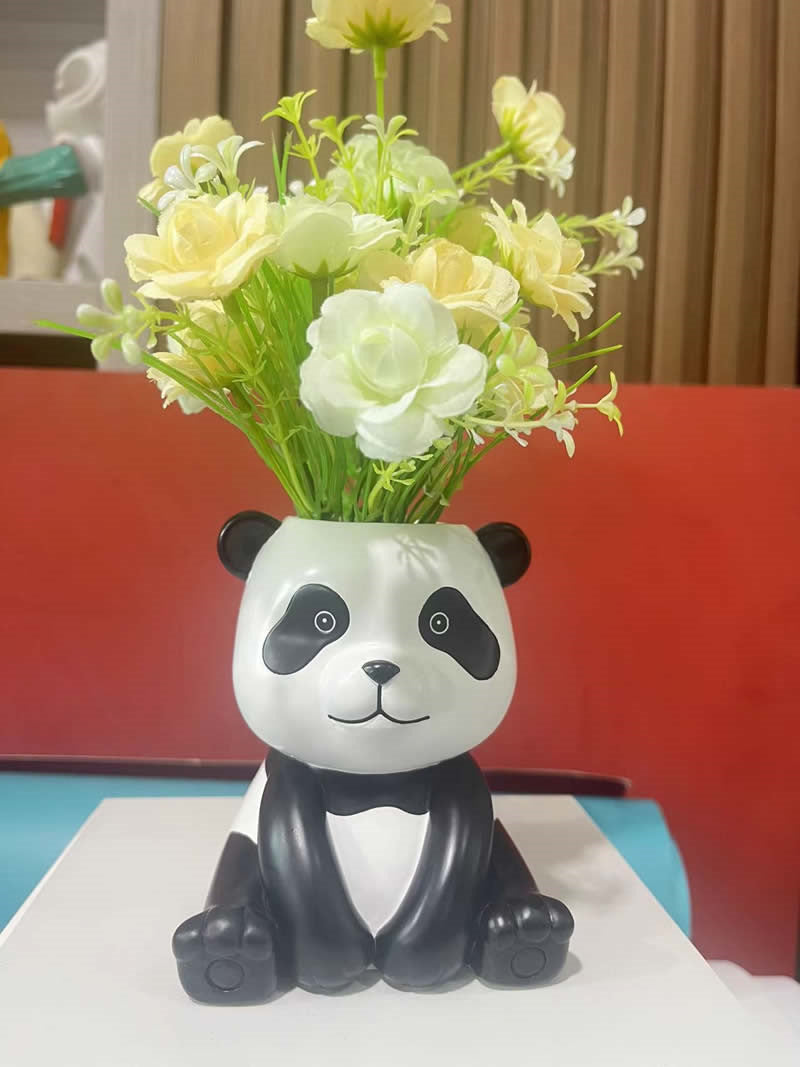 Cartoon Panda Pen Holder: Fun and Functional Desk Accessory – More Angle
