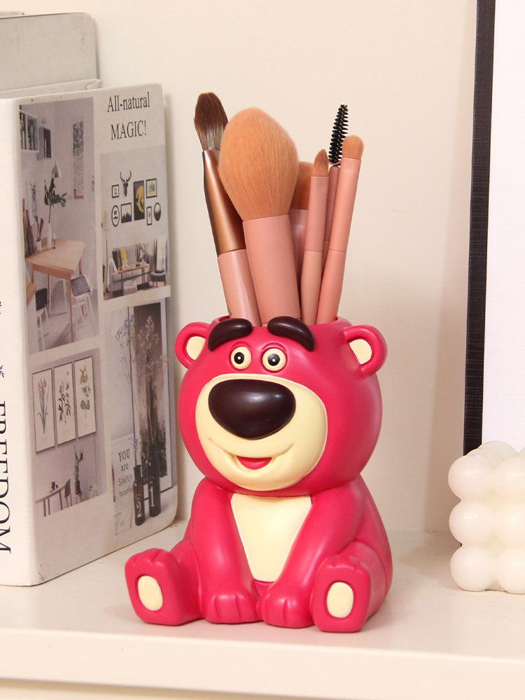 Cartoon Panda Pen Holder: Fun and Functional Desk Accessory – More Angle