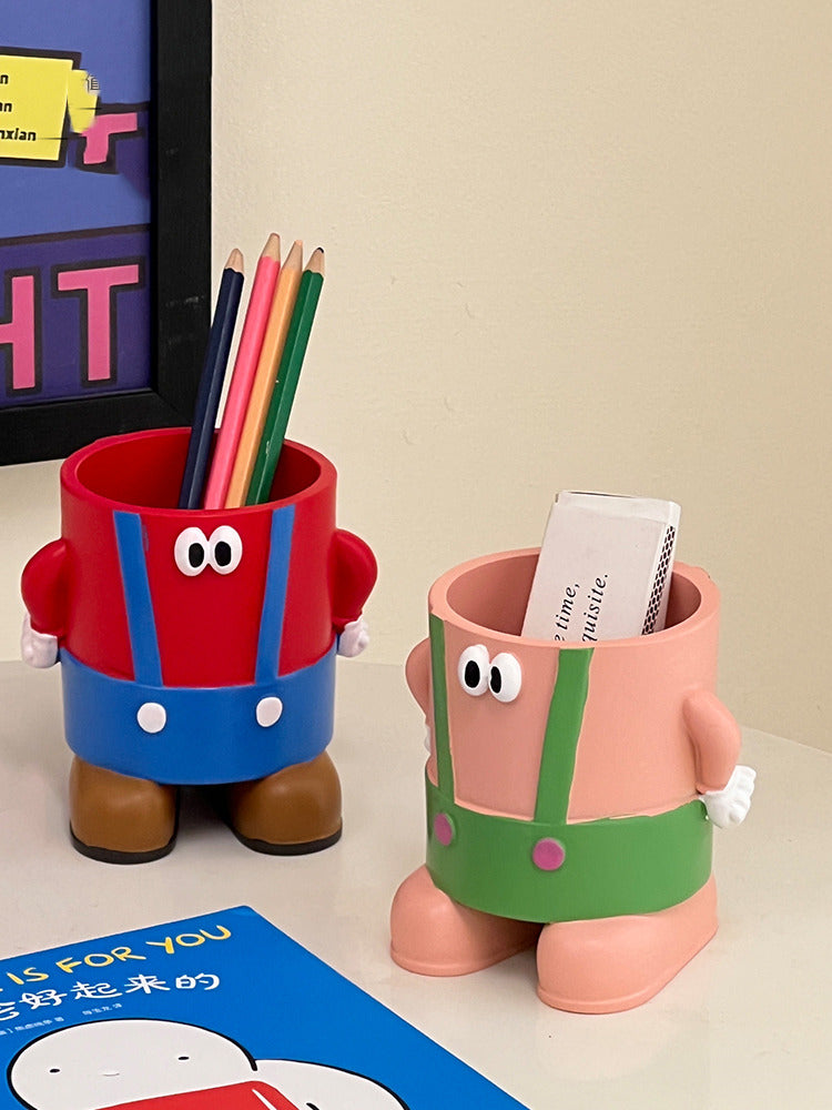 Charming Cartoon Desk Pen Holder: Perfect Organizer and Decorative Pie ...