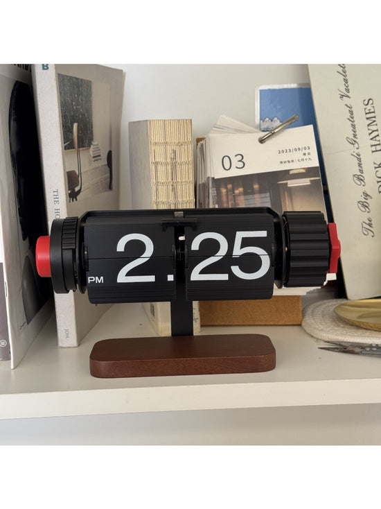 Classic Automatic Page-Turning Clock, Office Desktop Decoration Orname ...