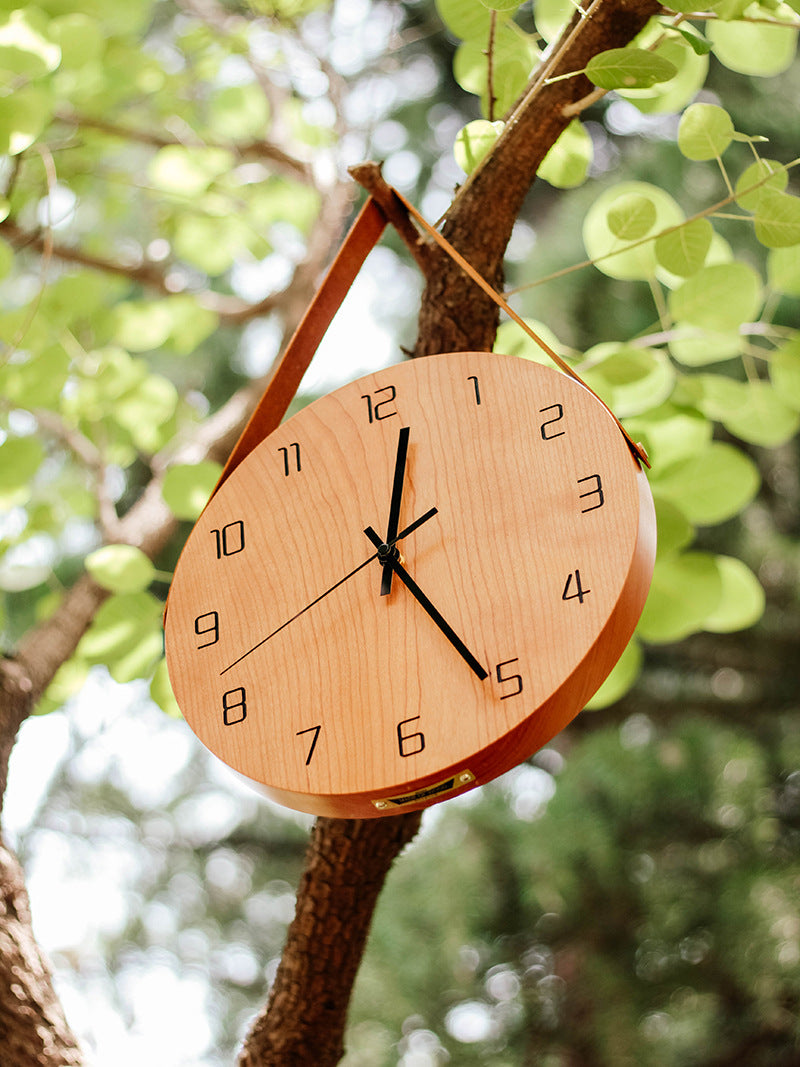 Classic Wooden Art Silent Wall Clock - Timeless and Elegant Design ...