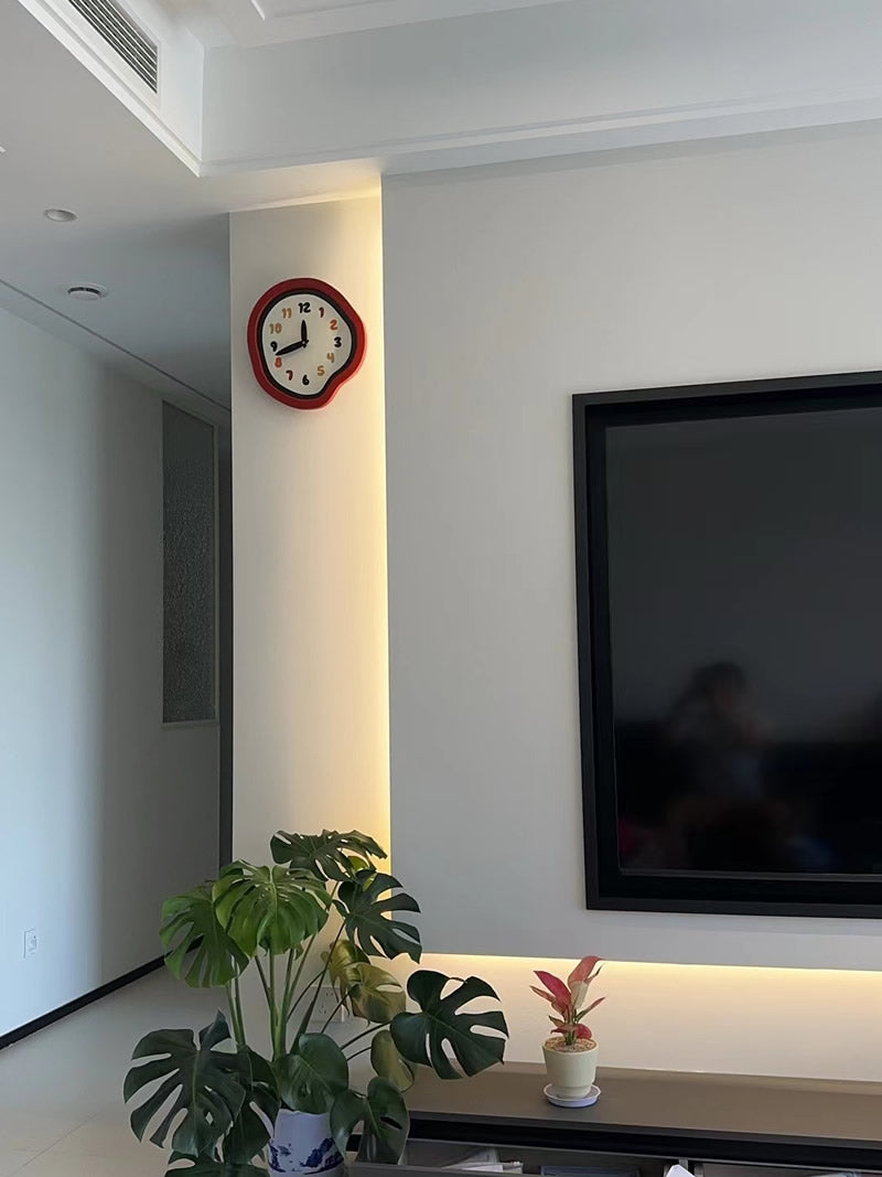 Creative Irregular Art Swing Wall Clock, Office Home Apartment Decorat ...