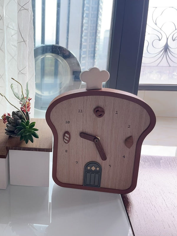Creative Bread Art Wall Clock - Unique and Functional Kitchen or Home ...