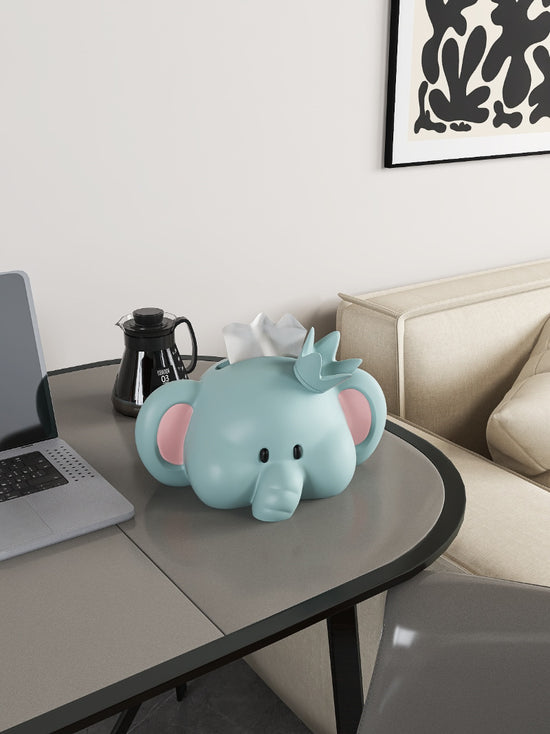 Cute Cartoon Elephant Facial Tissue Box, Creative Home Decoration ...