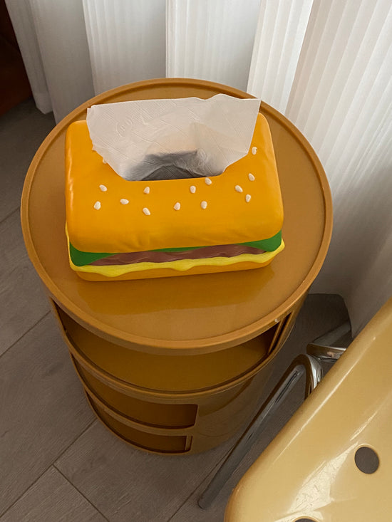 Delicious Hamburger Tissue Box, Alternative Art Decoration – More Angle