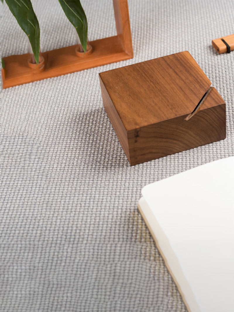 Elegant Angled Slot Square Wooden Savings Bank - Children's Gifts Mone ...