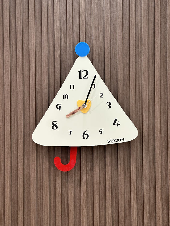 Exquisite Umbrella-Shaped Art Wall Clock, Decorative Swing Clock – More ...