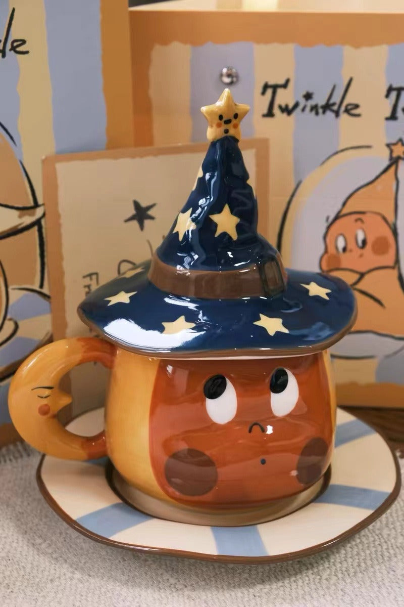 Fairy Tale Magician Ceramic Mug, Creative Gift – More Angle