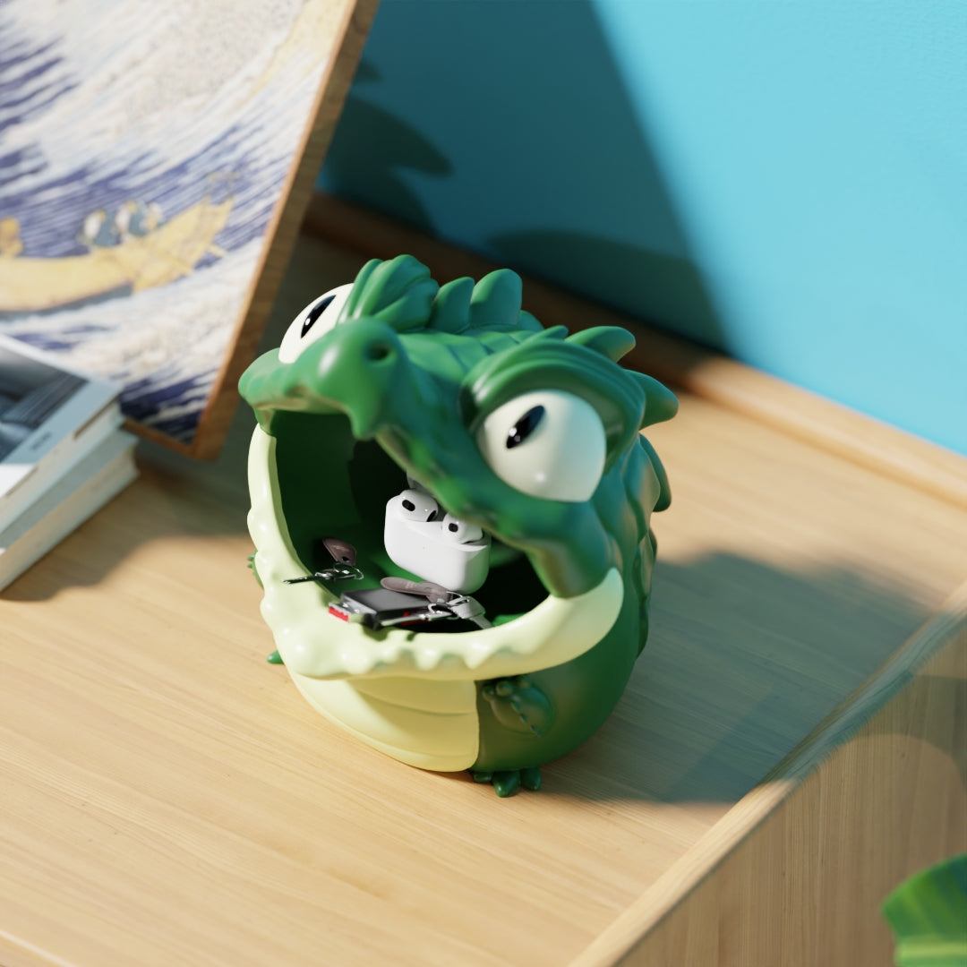 Green Crocodile Storage Box, Amazing Desktop Organizing,Cool Gift ...