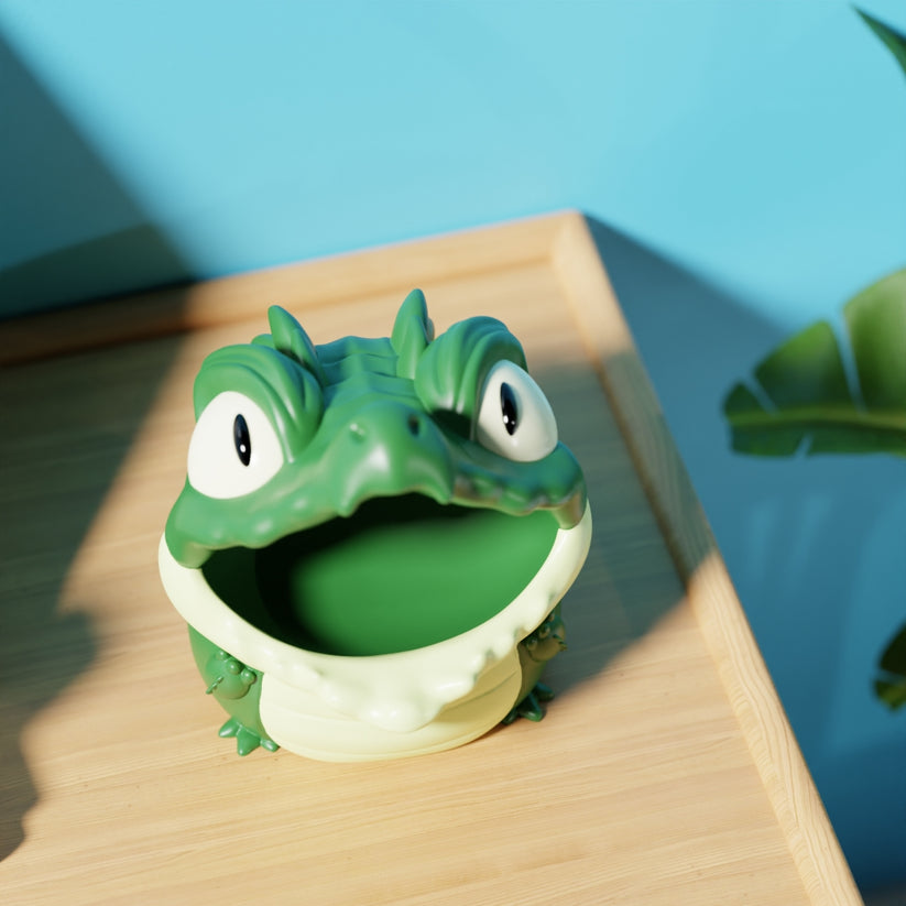 Green Crocodile Storage Box, Amazing Desktop Organizing,Cool Gift ...