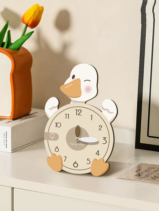 Hardworking Duck Desktop Decoration Clock – MoreAngle