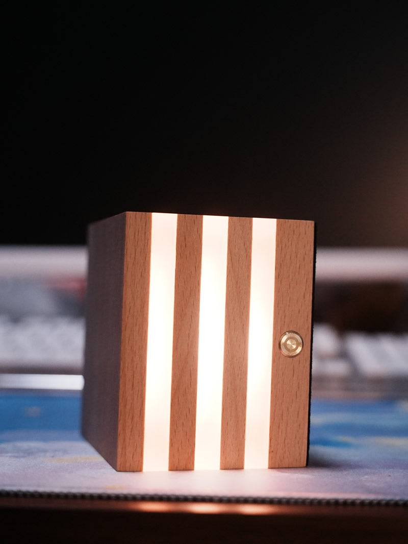 Led Wooden Night Light, Romantic Desktop Atmosphere Lamp – MoreAngle