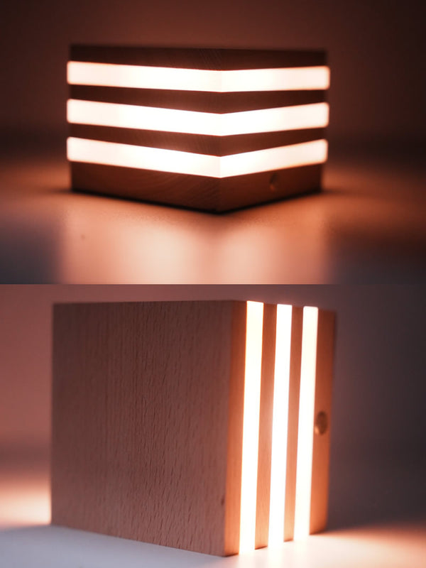 Led Wooden Night Light, Romantic Desktop Atmosphere Lamp – MoreAngle