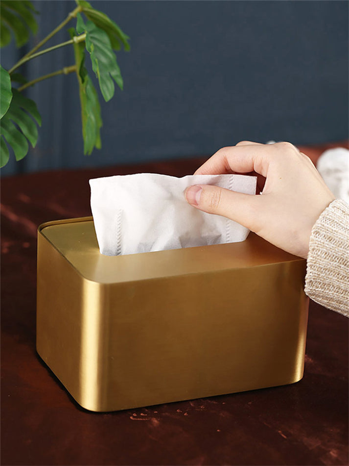 Luxurious Gold Brass Tissue Box: Timeless Elegance for Your Home – More ...