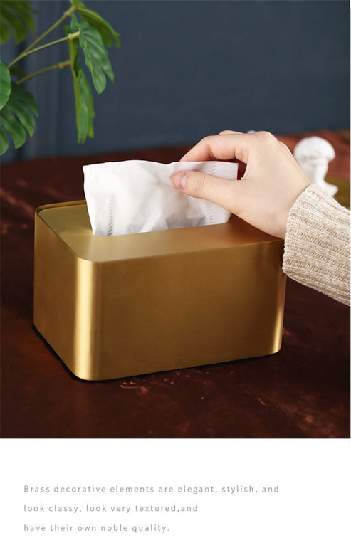 Luxurious Gold Brass Tissue Box: Timeless Elegance for Your Home – More ...