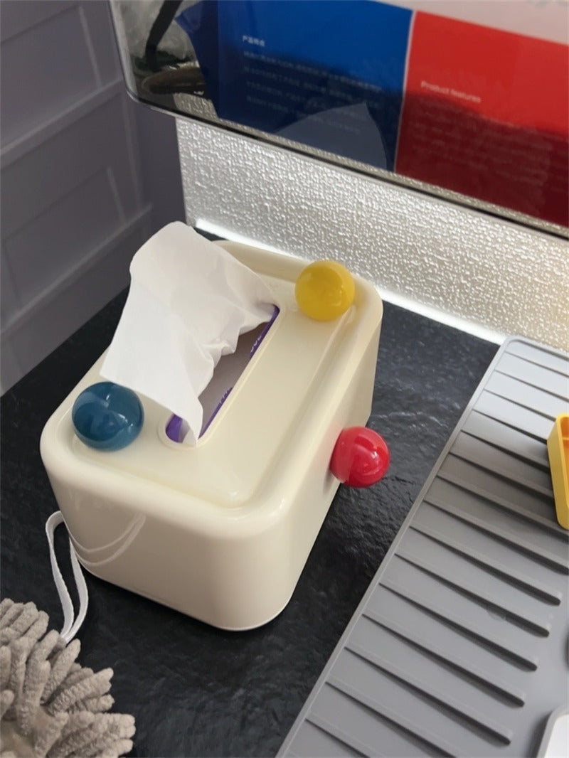 Minimalist Candy Color Tissue Box - Bright and Stylish – More Angle
