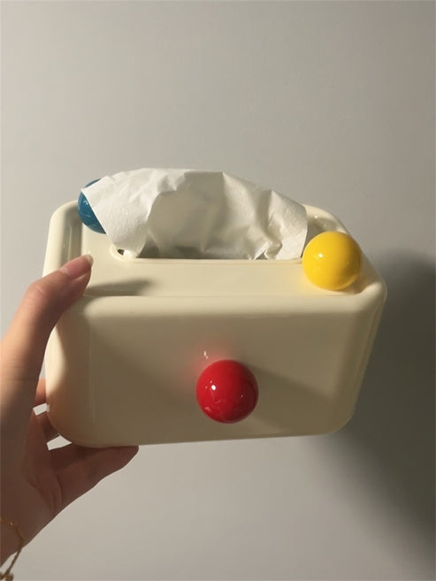 Minimalist Candy Color Tissue Box - Bright and Stylish – More Angle