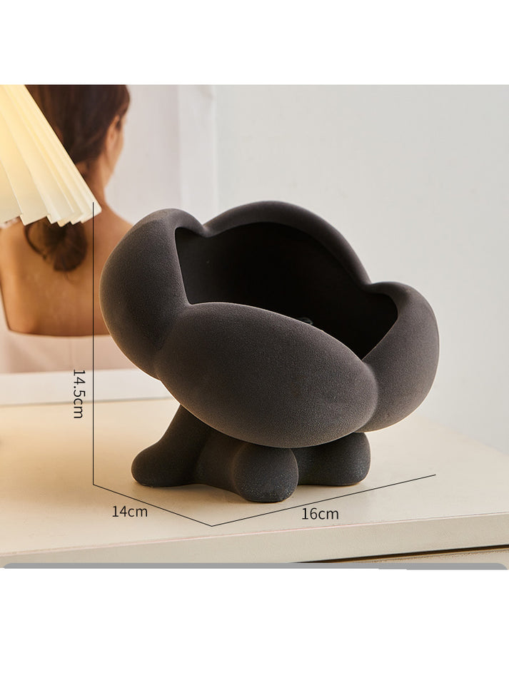 Modern Art Flower Organizer Storage Box, Home Office Decoration – MoreAngle