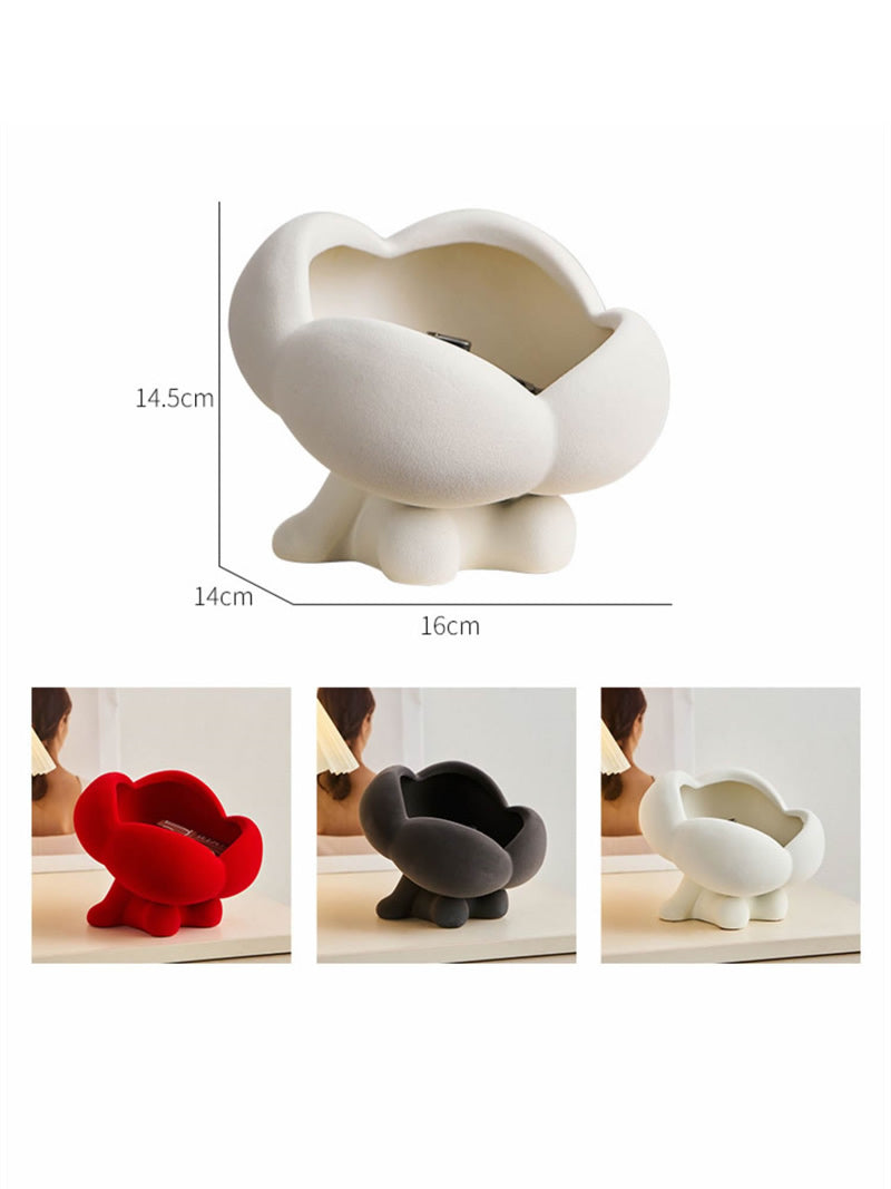 Modern Art Flower Organizer Storage Box, Home Office Decoration – MoreAngle