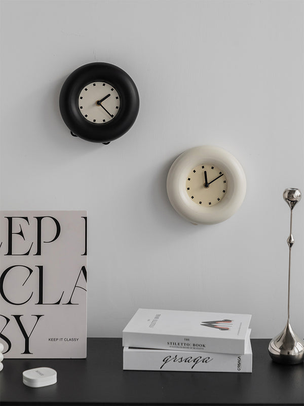 Modern Minimalist Art Round Desktop Clock, Decorative Wall Clock – More ...