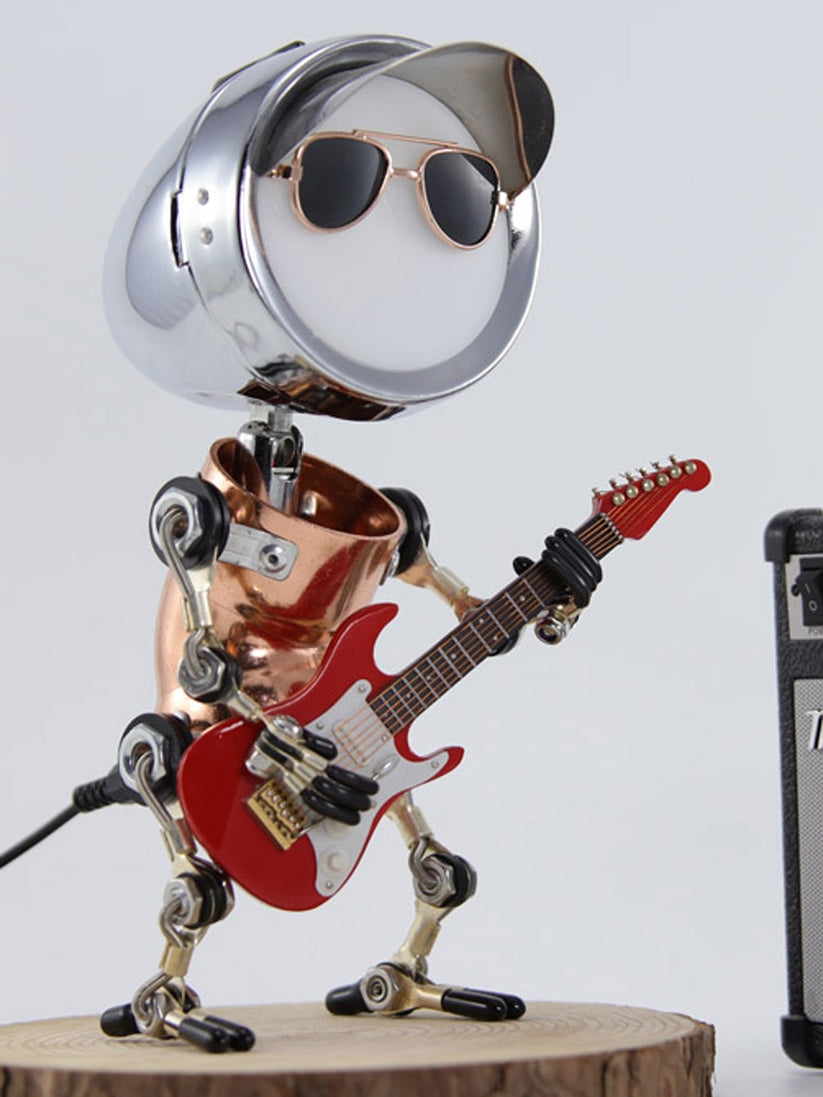 Punk Rock Robot Decorative Night Light, Amazing Music Art Ornaments ...