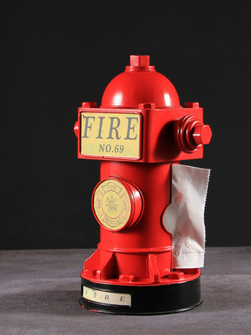 Quirky Fire Hydrant Iron Tissue Box: Fun and Functional Decorative Pie ...