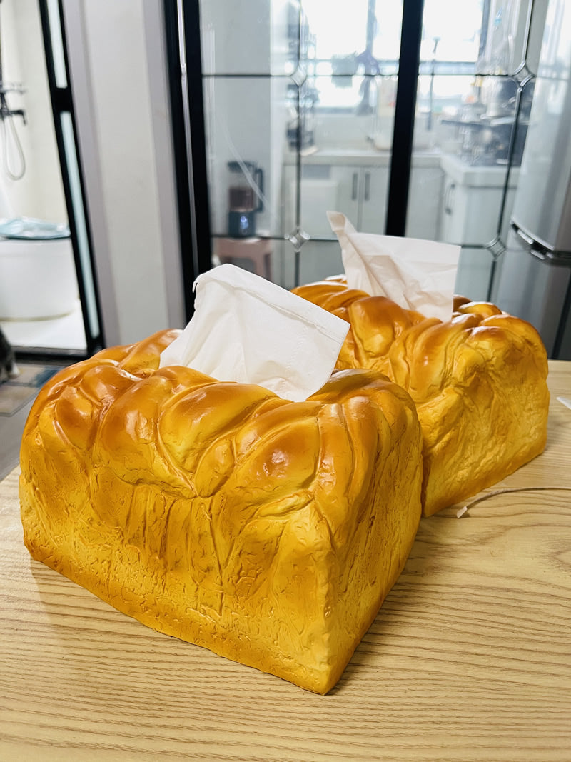 Realistic Toast Bread Facial Tissue Box,Amazing Art Decor,Creative Des ...
