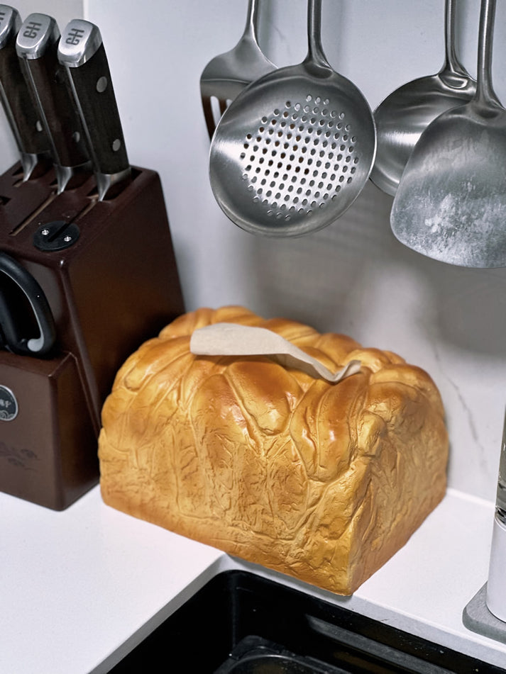 Realistic Toast Bread Facial Tissue Box,Amazing Art Decor,Creative Des ...