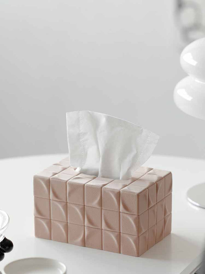 Simple Artistic Cube Ceramic Tissue Box, Rubik'S Cube Design Inspirati ...