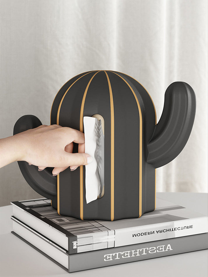 Whimsical Cactus Tissue Box Holder - Unique Artistic Home Decor – MoreAngle