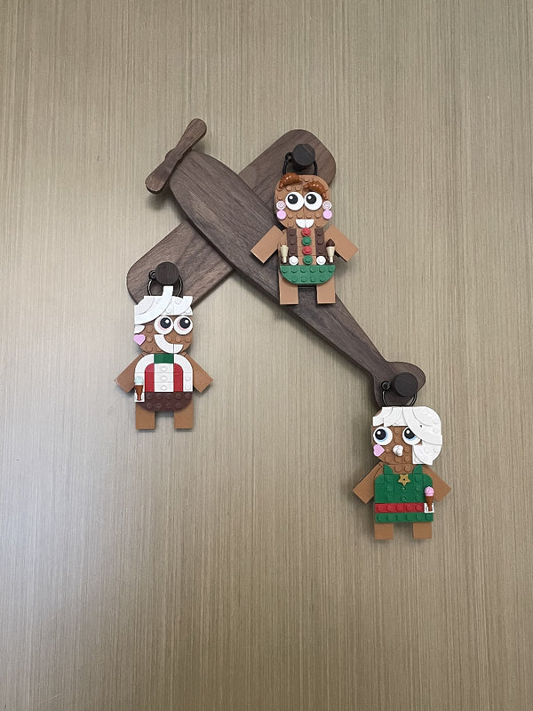 Wooden Airplane Shape Wall Hook, Room Decoration Gift Idea – More Angle