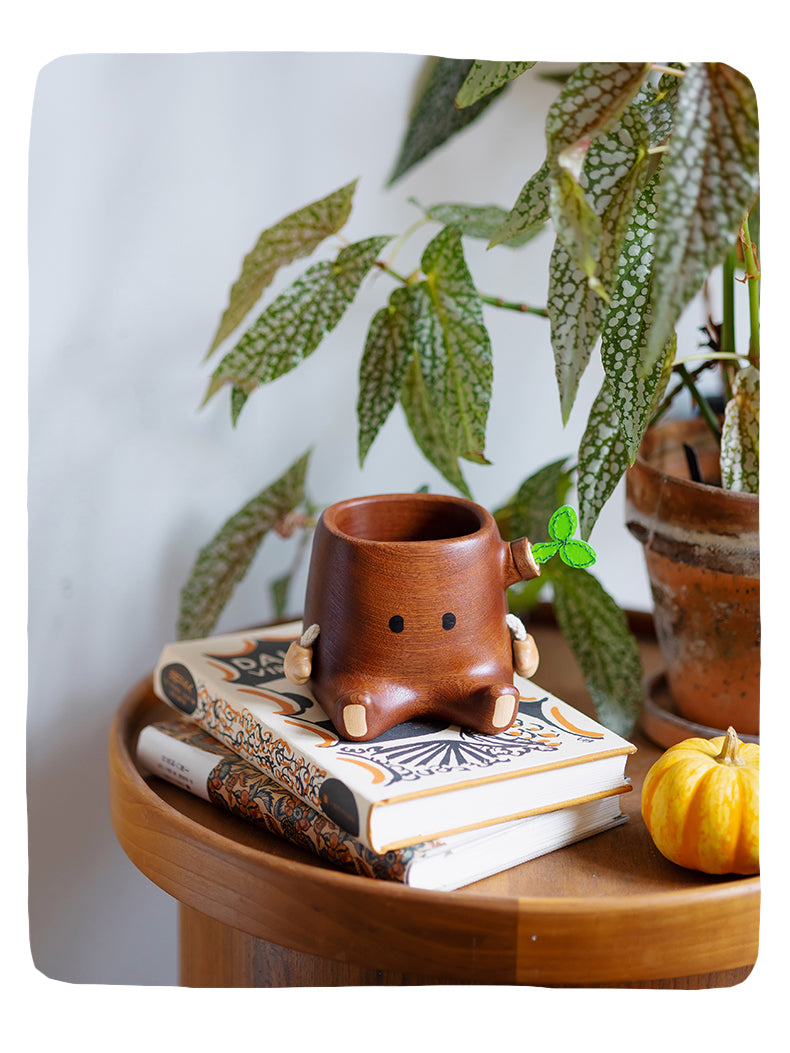 Wooden Cute Doll Organize Pen Holder, Creative Office Study Gift – More ...
