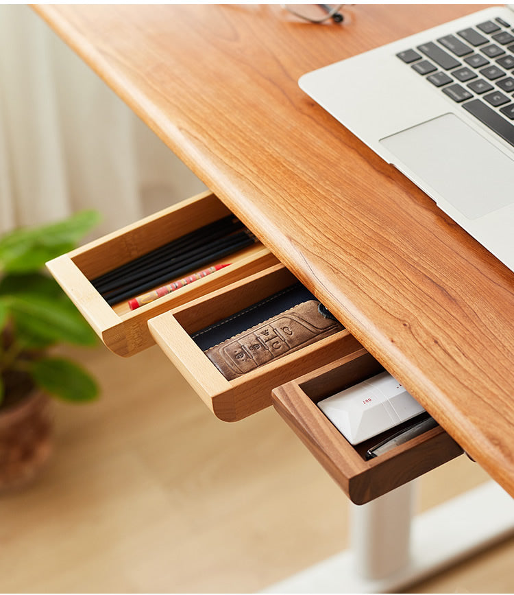Wooden Hidden Drawer: Under-Desk Storage Solution for Small Items ...